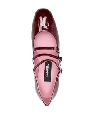 CAREL Kina 40mm Mary Jane Shoes - Red