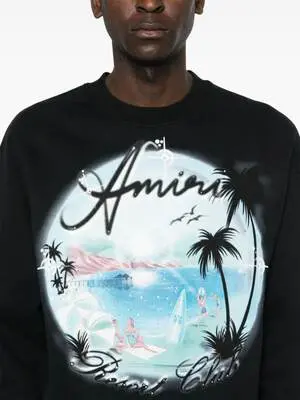 Amiri Paradise Airbrush Cotton Sweatshirt
