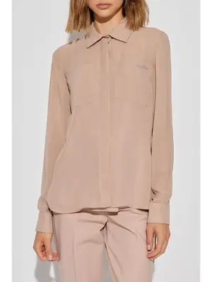 Max Mara Ercole Silk Shirt - Neutrals