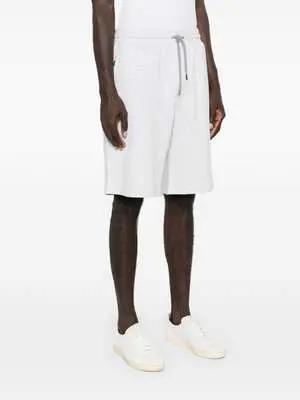 Brunello Cucinelli Mélange Track Shorts - Grey