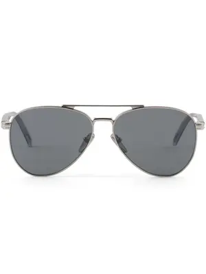 Prada Tone Double-bridge Pilot Sunglasses