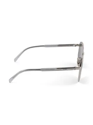 Prada Tone Double-bridge Pilot Sunglasses