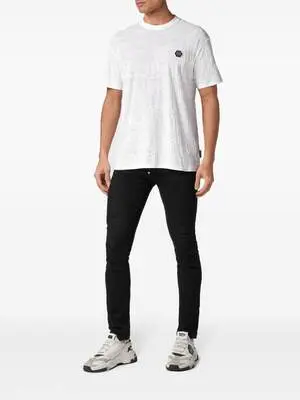 Philipp Plein Logo-appliqué Cotton T-shirt - White