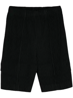 Issey Miyake Cargo Plissé-effect Shorts