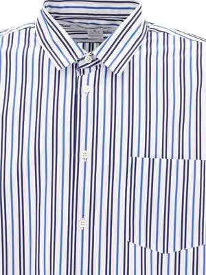 Play Comme Des Garcon Striped Cotton Shirt