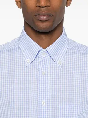 XACUS Check-pattern Cotton Shirt
