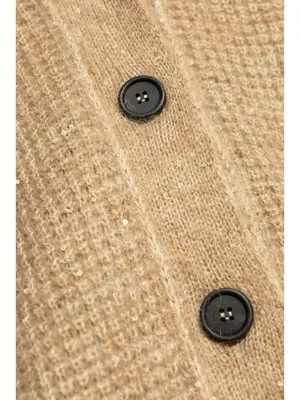 Fabiana Filippi Sequin-detail Waffle-knit Cardigan - Neutrals