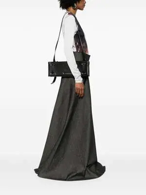 Y/project Accordion Shoulder Bag - Black