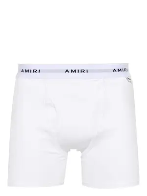 Amiri Logo-waistband Boxers - White