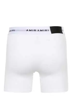 Amiri Logo-waistband Boxers - White