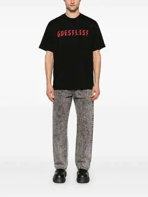 44 LABEL GROUP Lasered Cotton T-shirt