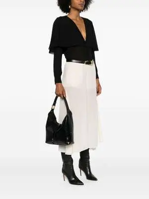 Chloé Marcie Leather Tote Bag - Black