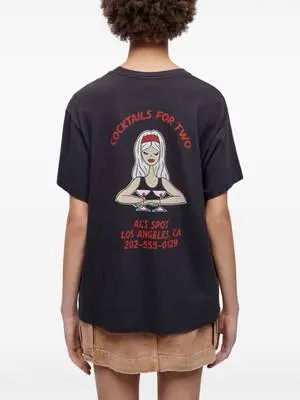 RE/DONE Cocktails For Two Graphic T-shirt