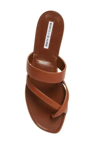 Manolo Blahnik Susa Sandal - Brown