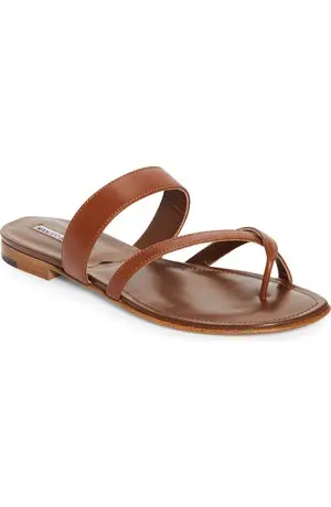 Manolo Blahnik Susa Sandal - Brown