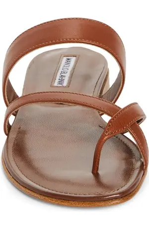 Manolo Blahnik Susa Sandal - Brown