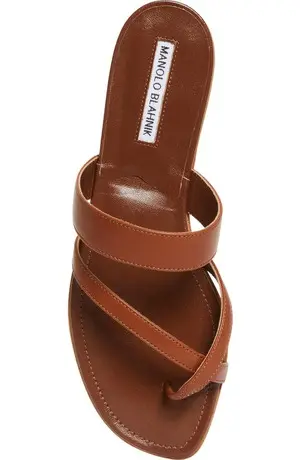 Manolo Blahnik Susa Sandal - Brown