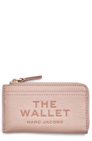 Marc Jacobs The Top Zip Multi Leather Wallet Rose