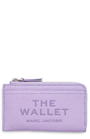 Marc Jacobs The Top Zip Multi Leather Wallet Wisteria