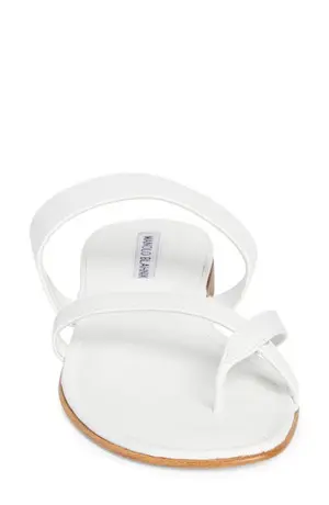 Manolo Blahnik Susa Sandal - White