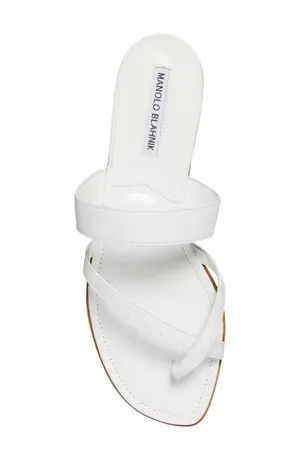 Manolo Blahnik Susa Sandal - White