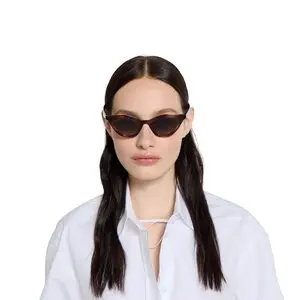 Gucci Cat Eye Sunglasses - Brown