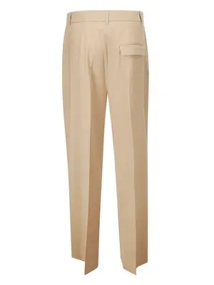 RÓHE Pleated Slim-fit Trousers - Neutrals