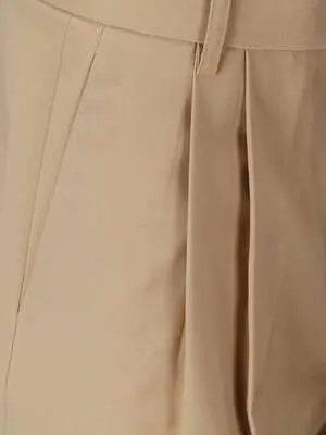 RÓHE Pleated Slim-fit Trousers - Neutrals