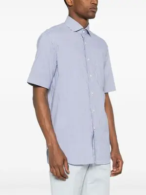 XACUS Short-sleeve Striped Shirt