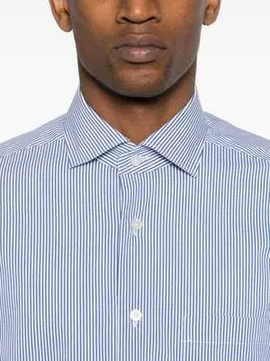 XACUS Short-sleeve Striped Shirt