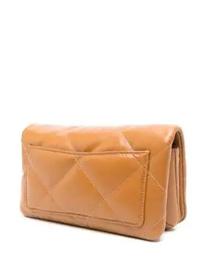 Tory Burch Kira Quilted Wallet-on-chain - Brown