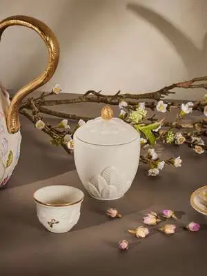 VILLARI Butterfly Arabic Porcelain Coffee Cup
