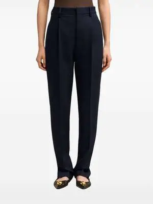 AMI Paris High-waisted Tailored Trousers - Blue