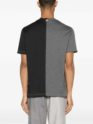 Thom Browne Two-tone Cotton T-shirt
