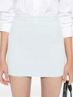 Wardrobe.NYC Towelling-finish Mini Skirt
