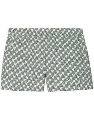 Tory Burch Zebra-print Poplin Shorts