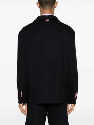 Thom Browne Herringbone Cotton Overshirt