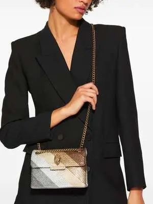Kurt Geiger Kensington Embellished Shoulder Bag - Gold