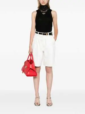 Ermanno Scervino Lace-panel Fine-knit Top