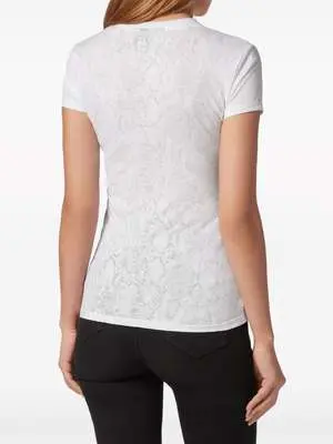 Philipp Plein Crystal-embellished T-shirt - White
