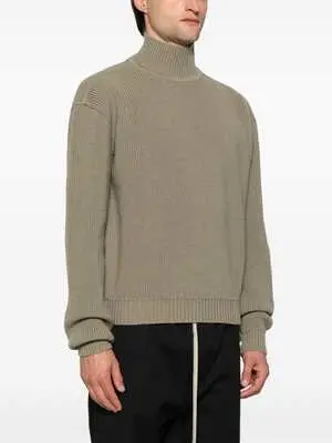 Rick Owens Roll-neck Virgin-wool Jumper