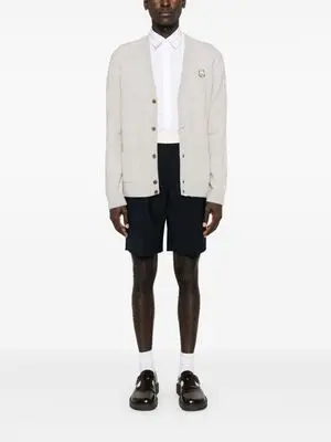 Maison Kitsuné Fox-motif Cotton Shirt - White