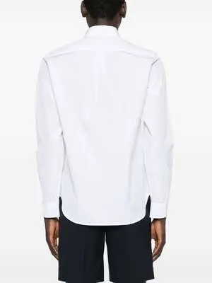 Maison Kitsuné Fox-motif Cotton Shirt - White