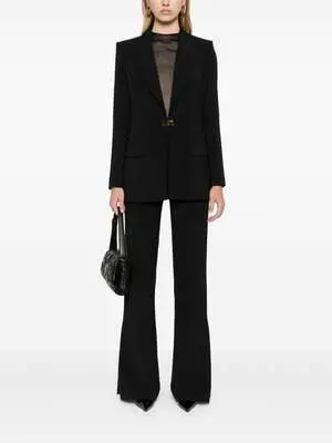 Elisabetta Franchi Logo-plaque Crepe Suit