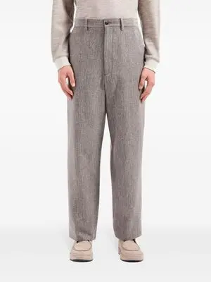 Giorgio Armani Cropped Straight-leg Trousers
