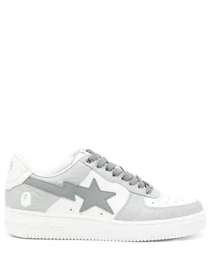 A BATHING APE Sta Leather Sneakers