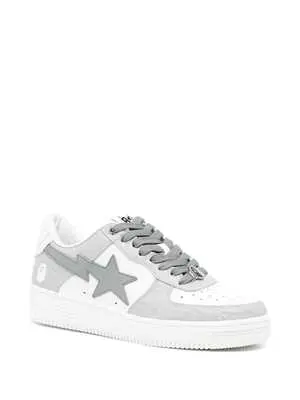 A BATHING APE Sta Leather Sneakers