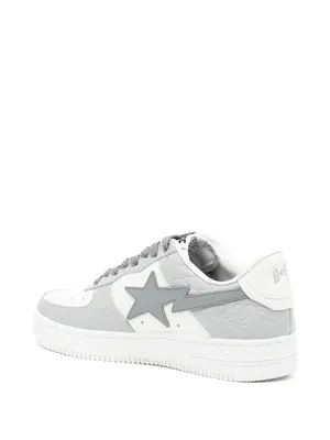 A BATHING APE Sta Leather Sneakers