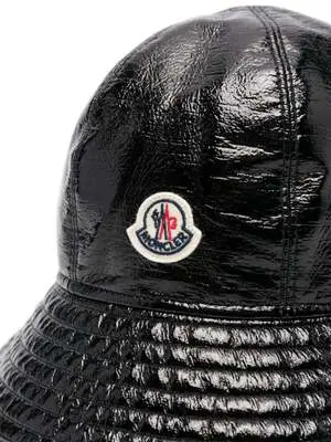 Moncler High-shine Bucket Hat