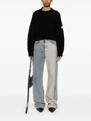 MAISON MARGIELA Distressed Chunky-knit Jumper - Black